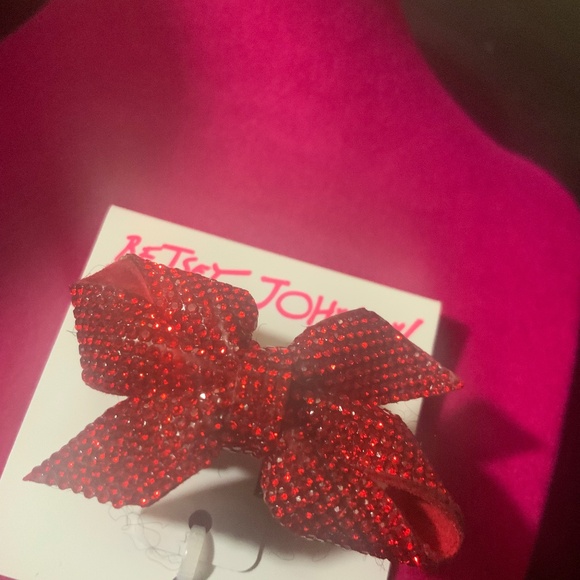 Betsey Johnson | Jewelry | Betsey Johnson Red Bow Ring B | Poshmark